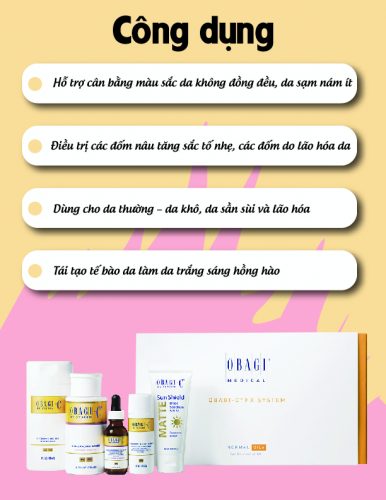 Bộ Obagi CFX hỗ trợ trị lão hóa dưỡng da - Zo