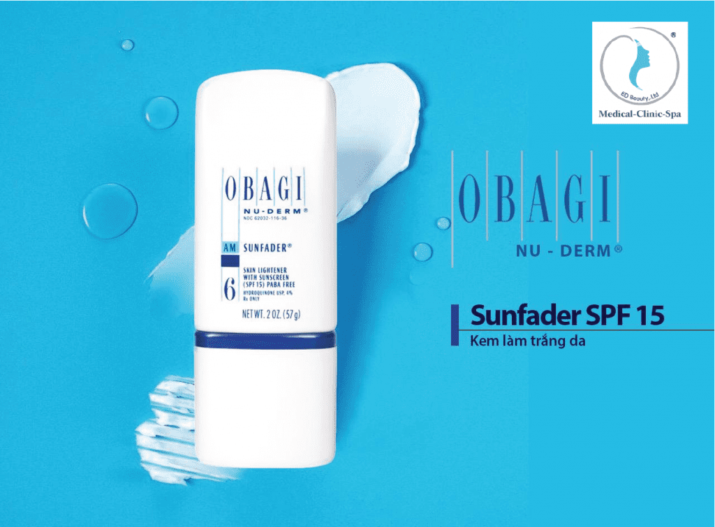 Kem dưỡng trắng mờ nám và bảo vệ da Obagi Sunfader SPF15 - Zo