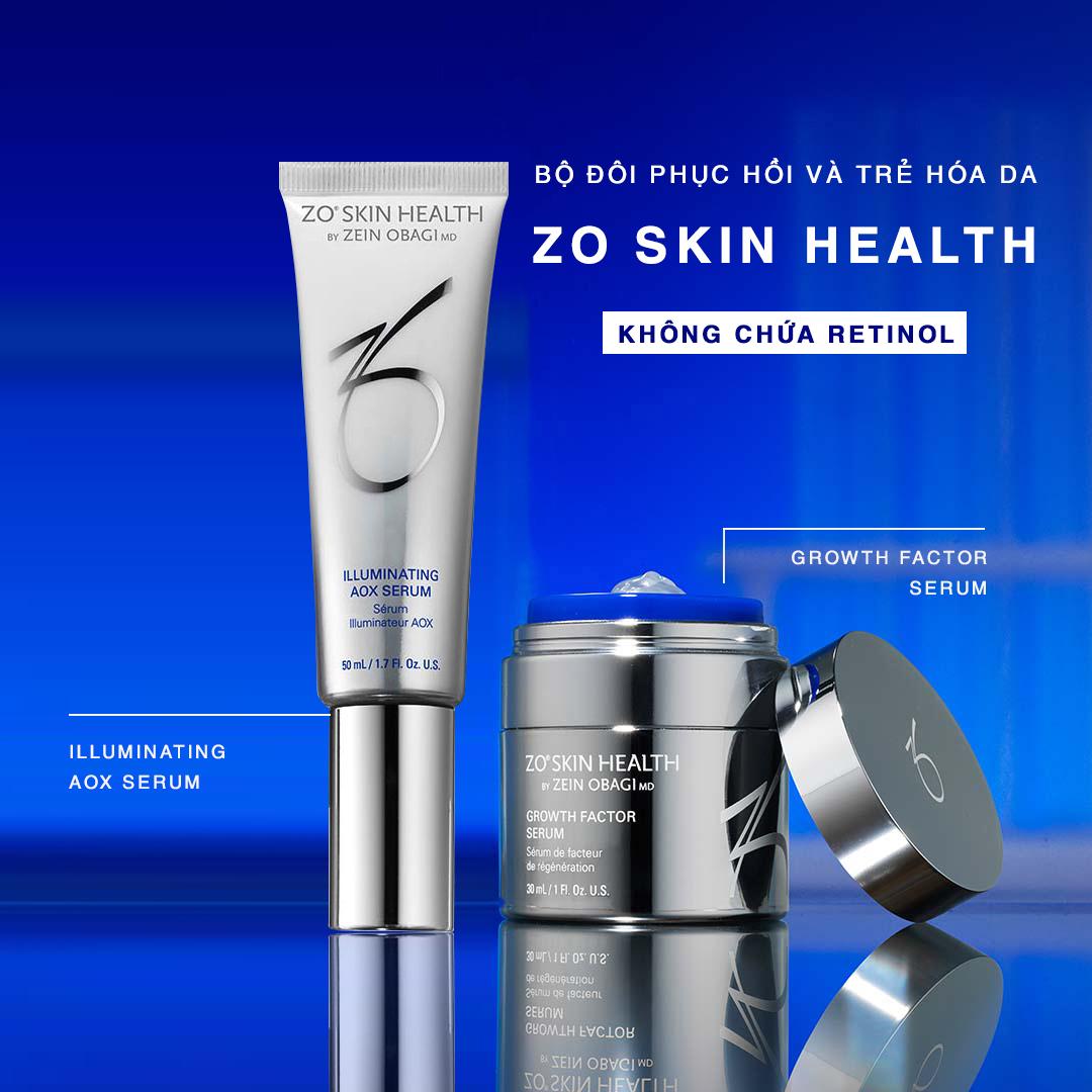 Bộ đôi phục hồi và trẻ hoá da ZO Skin Health không chứa Retinol