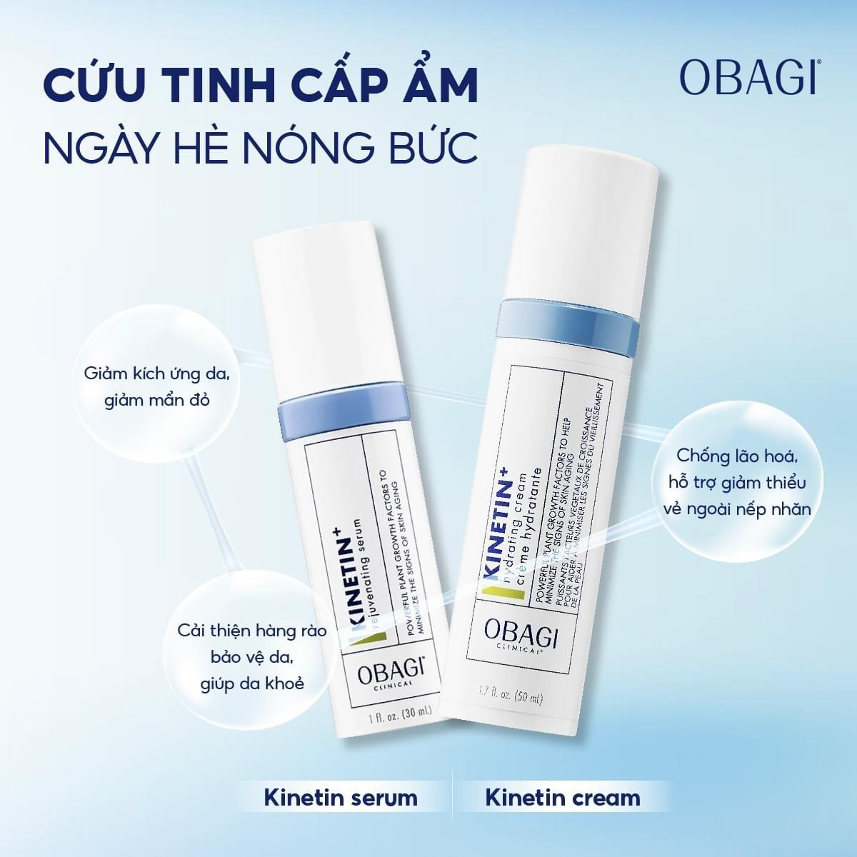 BỘ ĐÔI OBAGI KINETIN HYDRATING CỨU TINH CHO LÀN DA TRONG NGÀY HÈ NÓNG ...