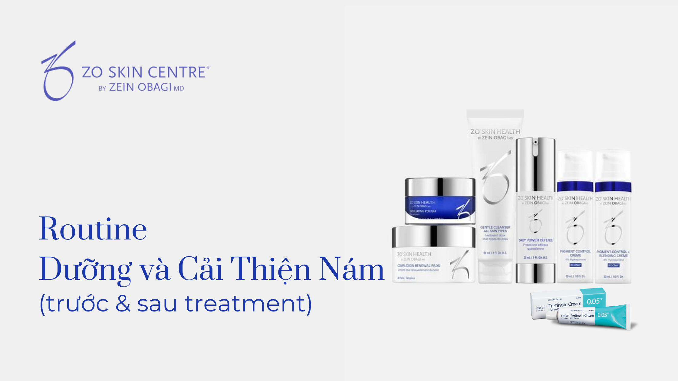 Routine Dưỡng và Cải Thiện Nám, Tàn Nhang Với Bộ 6 Sản Phẩm Zo Pigment ...